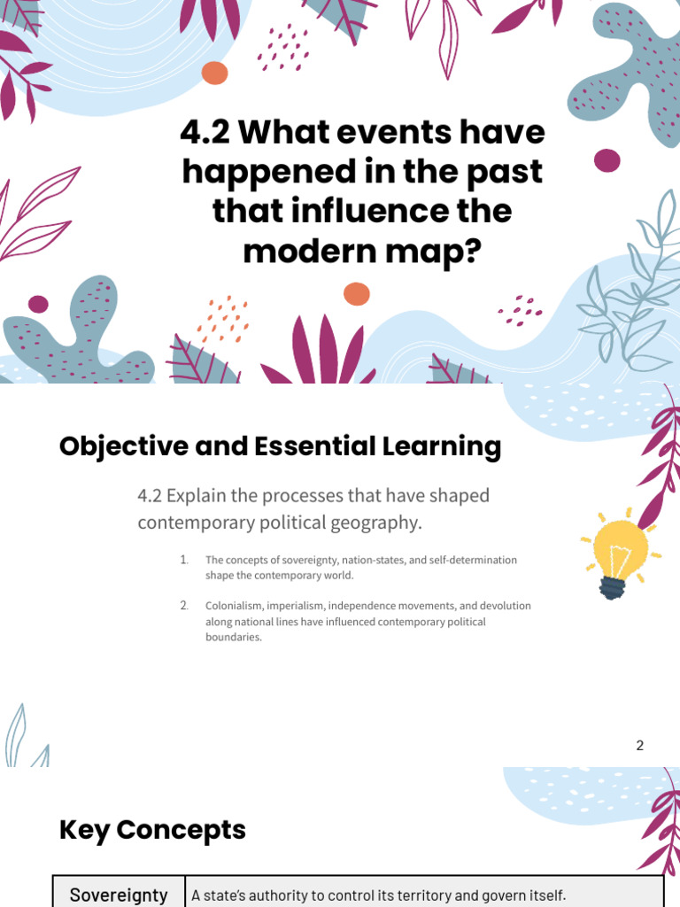 Historical Events Shaping Modern Maps | PDF | Self Determination ...