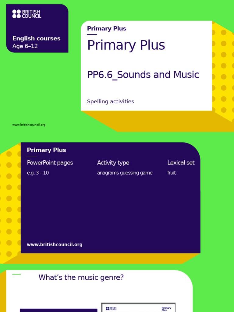 PP6.06 - Sounds and Music - Spelling Activities | PDF | Musical ...