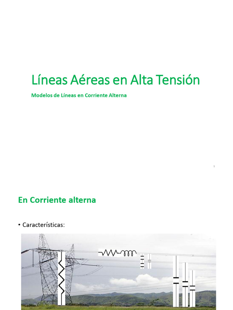 LyS 02 Modelos de Líneas | PDF | Corriente continua de alto voltaje ...