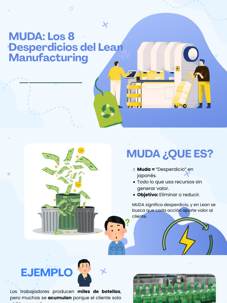 8 Desperdicios en Lean Manufacturing | PDF | Lean Manufacturing | Economias
