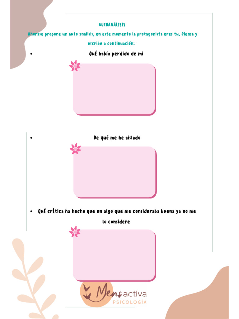 AUTOANÁLISIS | PDF