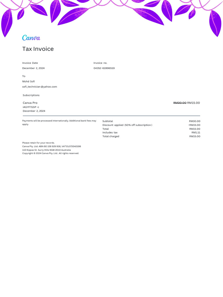 invoice-04352-61996519 | PDF