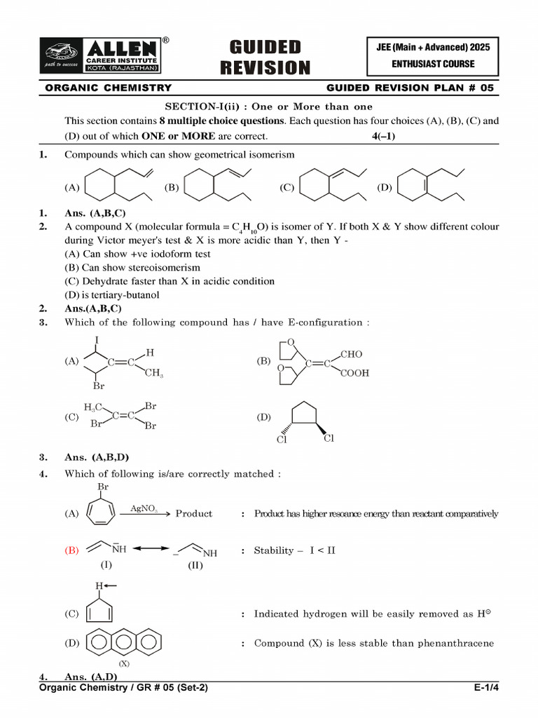 Organic Chem 5 | PDF