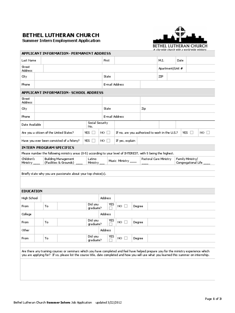 Intern App | PDF | Internship | Job Hunting