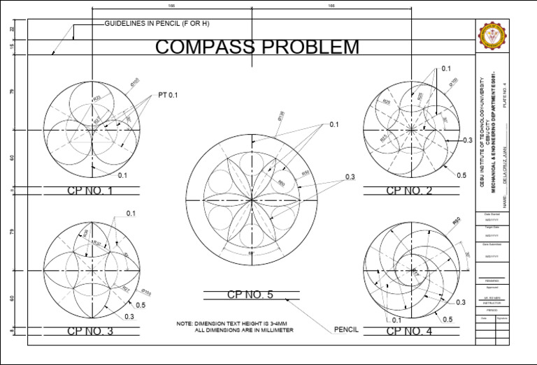 Plate No.4 Compass Problem Revised | PDF