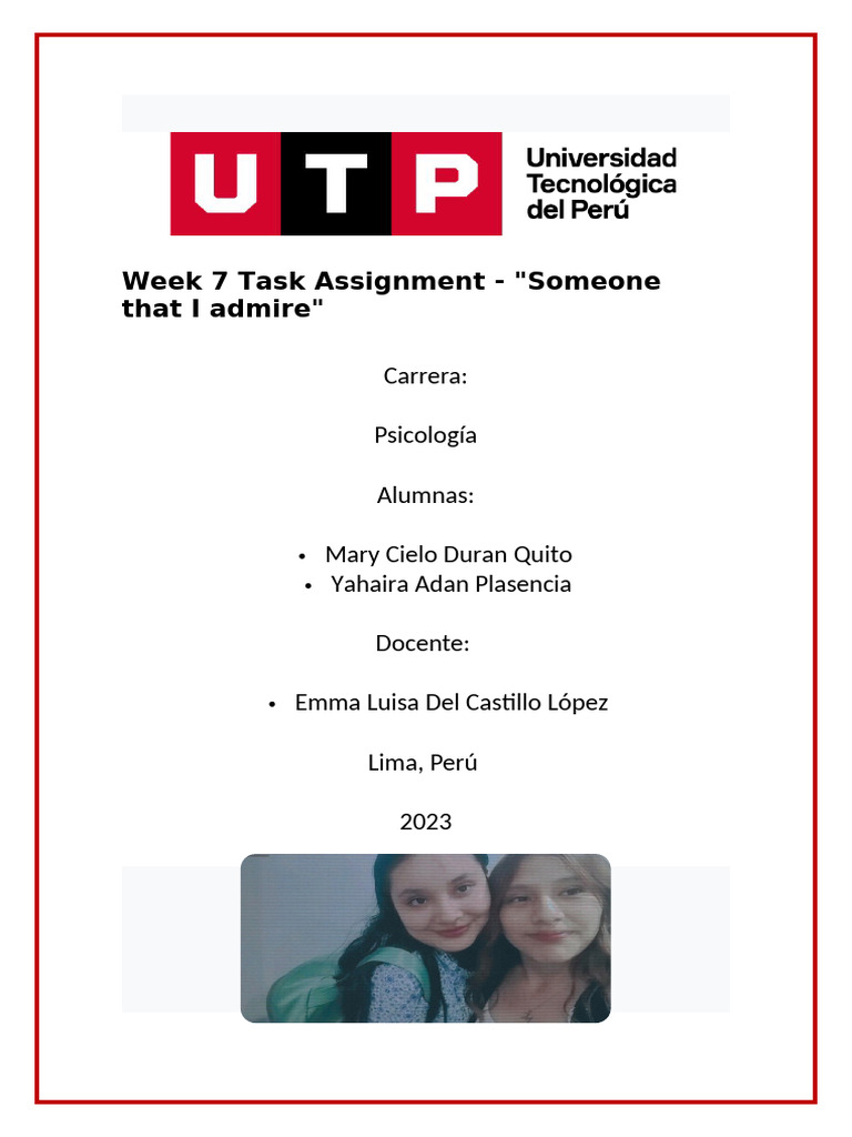 Week 7 Task Assignment | PDF