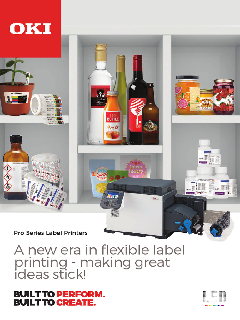 Pro1040: Industrial Label Printing Solutions | PDF | Printer (Computing ...