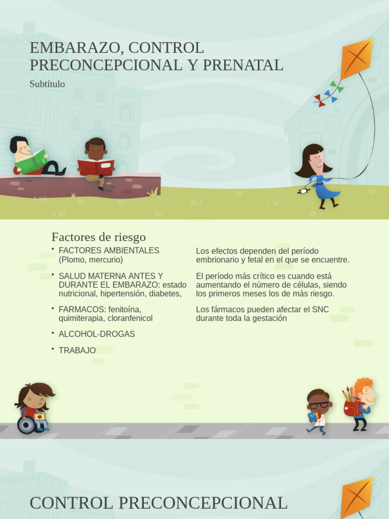 Control Preconcepcional, Cambios Durante El Embarazo y Control Prenatal ...