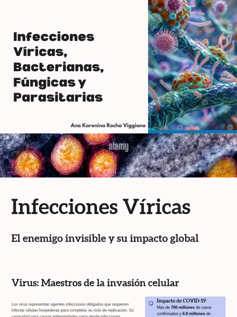 Infecciones Víricas, Bacterianas, Fúngicas y Parasitarias | PDF | Virus ...