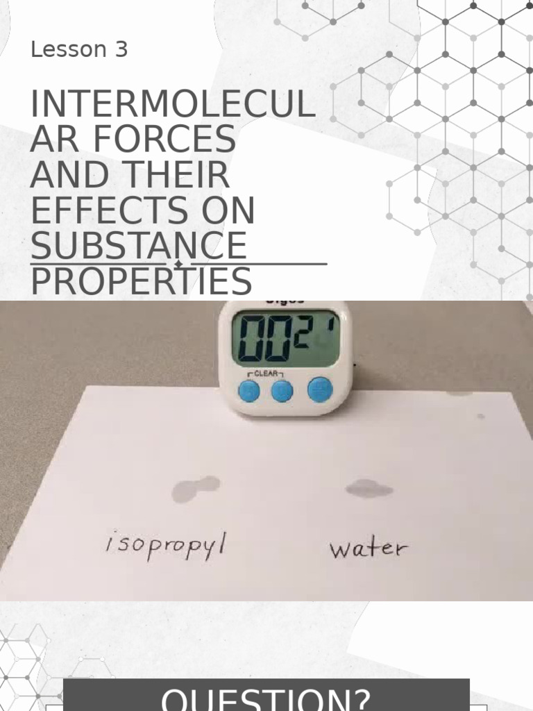 Physical Science Lesson 3 | PDF