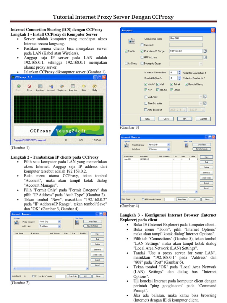 CCProxy - Basic Links (Dhanz-Stmiksmd - Co.cc) | PDF | Server Proxy | Microsoft Outlook