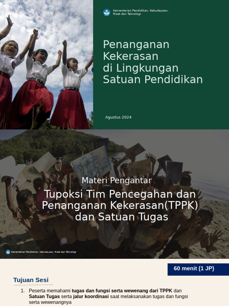 1. [MICROTEACHING] Modul Penanganan Kekerasan | PDF