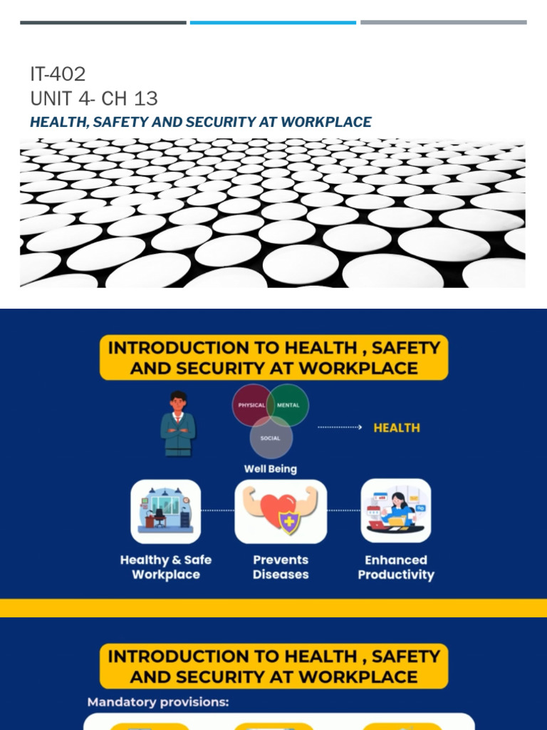 Workplace Health and Safety Guide | PDF