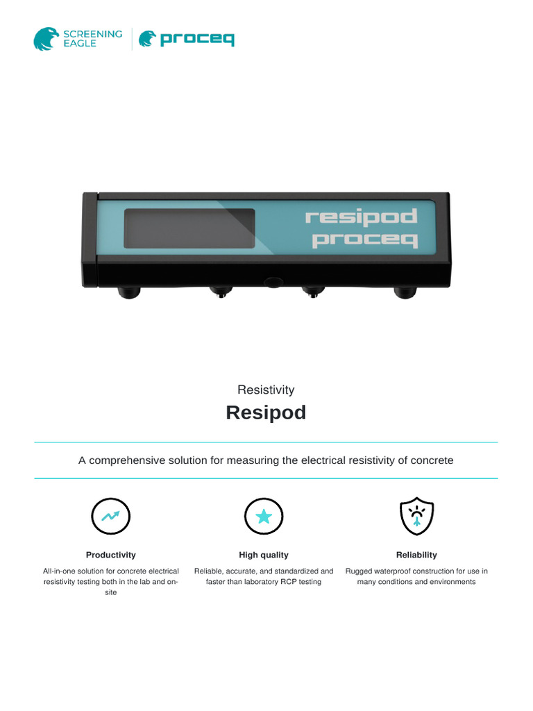 Resipod Proceq | PDF | Computer Engineering