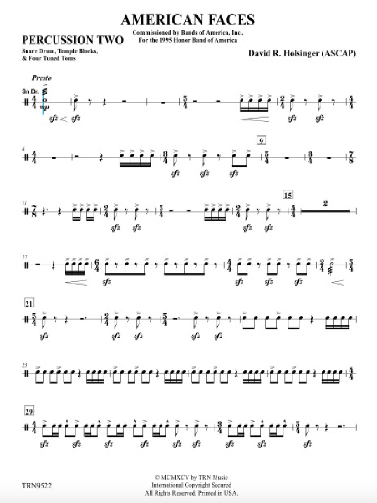 Percussion 2 | PDF