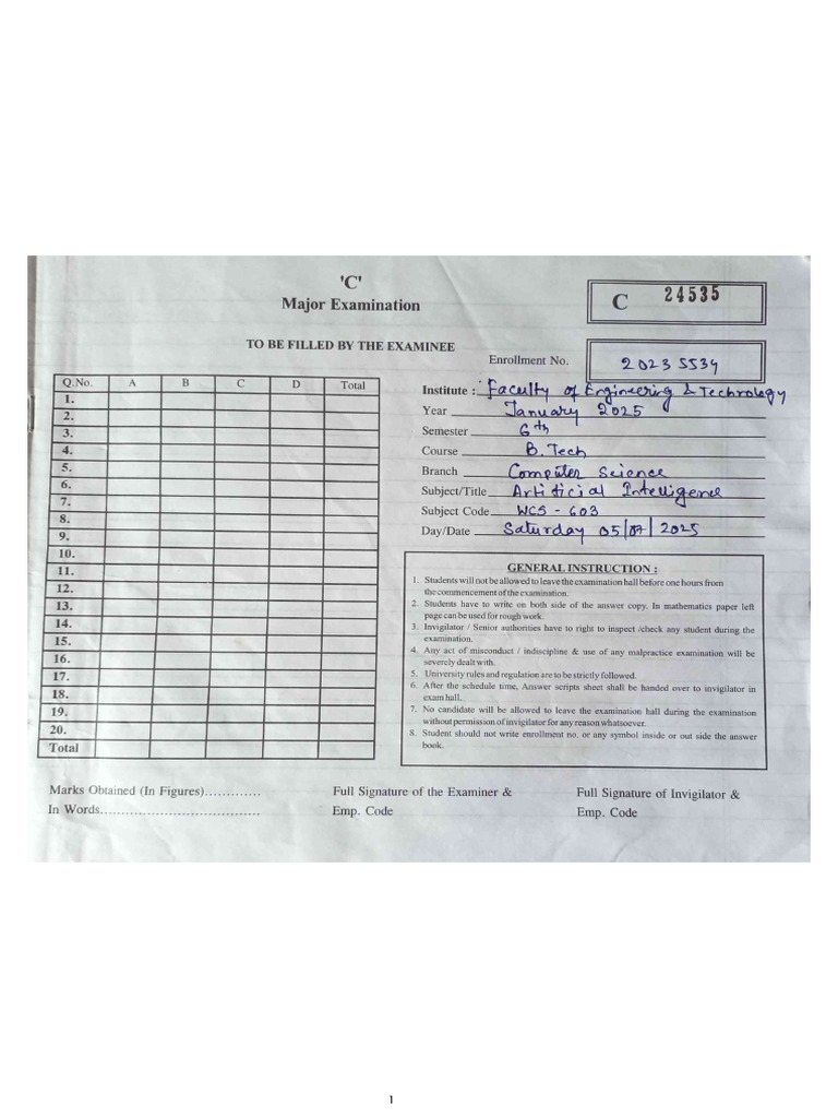 Solution MCS 603 | PDF