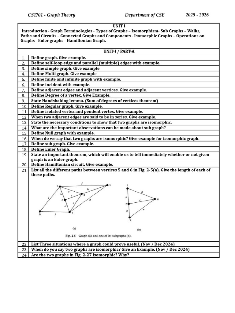 QB | PDF | Vertex (Graph Theory) | Matrix (Mathematics)