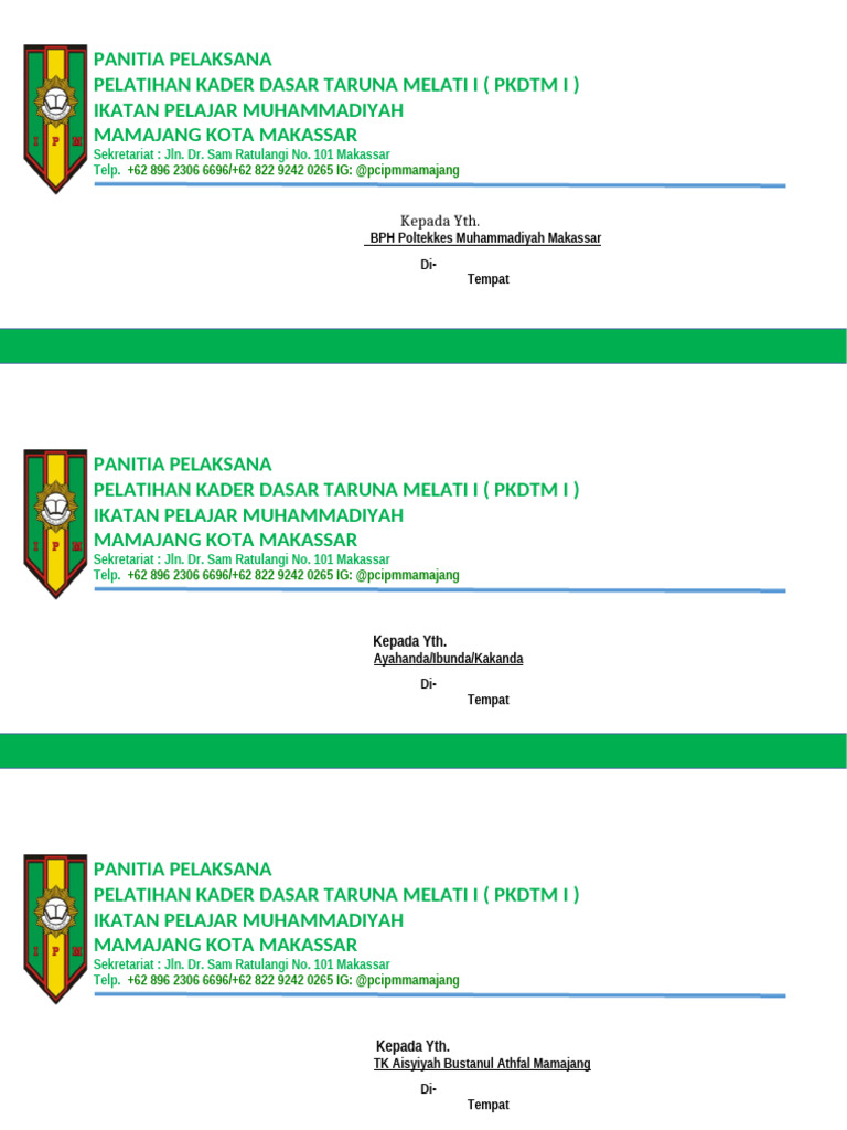 Format Amplop PC | PDF