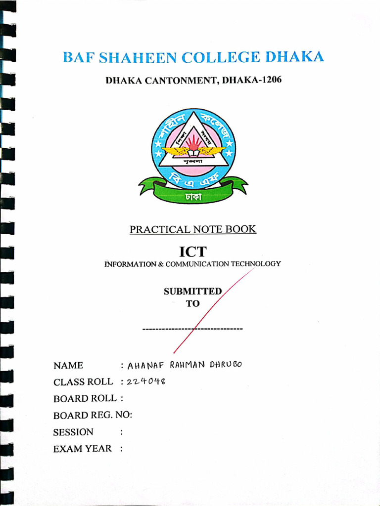 ICT Practical-1 | PDF