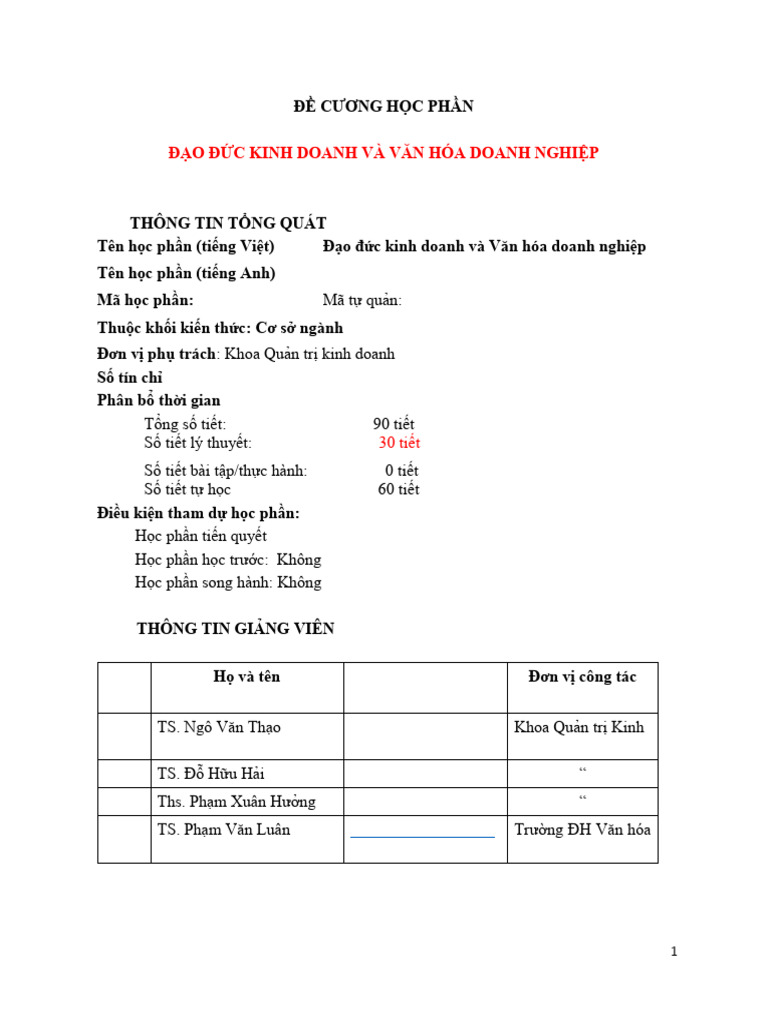 ĐC Đao Duc Kinh Doanh Va VHDN-Luan-23 | PDF