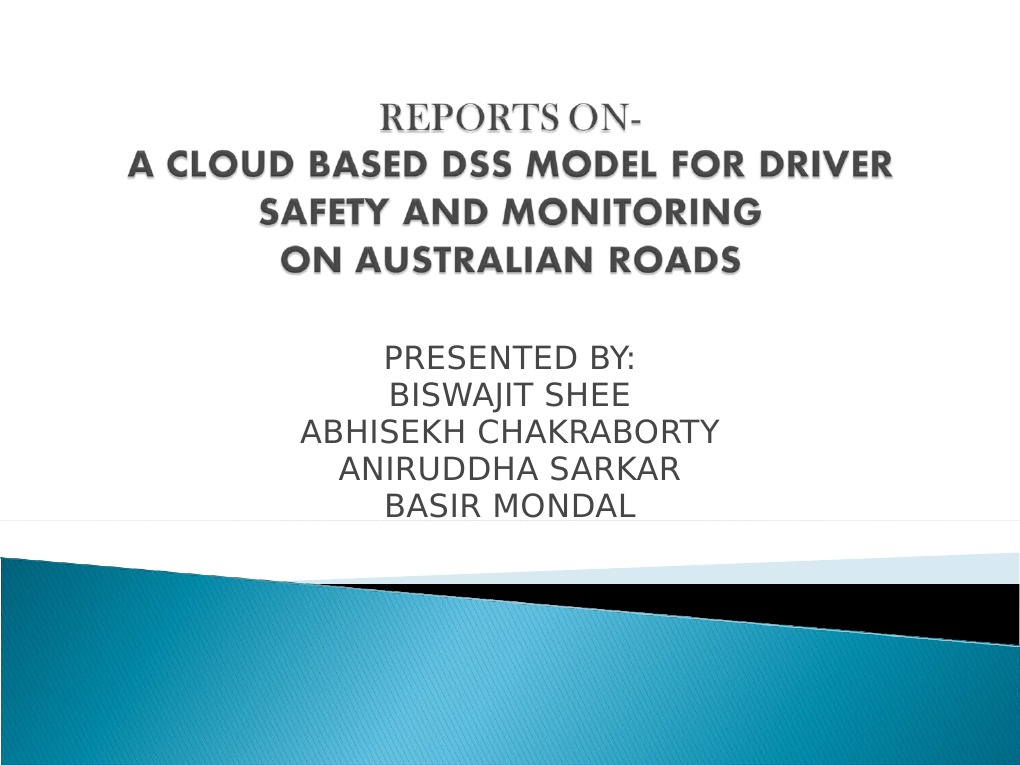Dss For Driver Safety | PDF | Provisioning | Cloud Computing