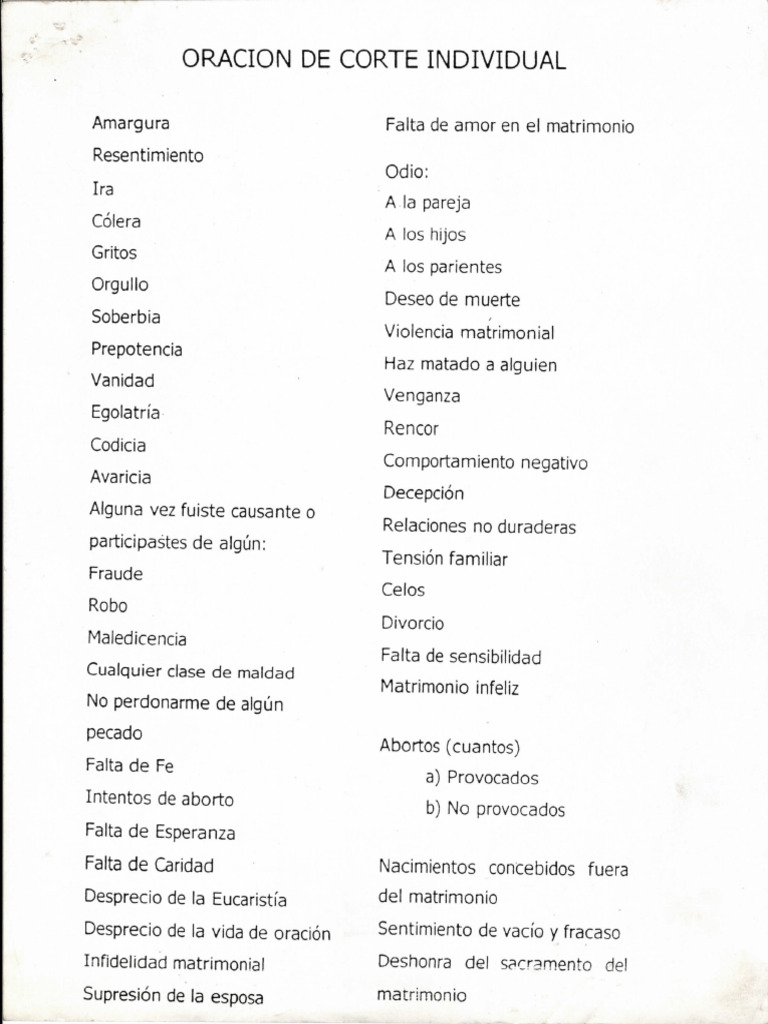 Confesión General | PDF