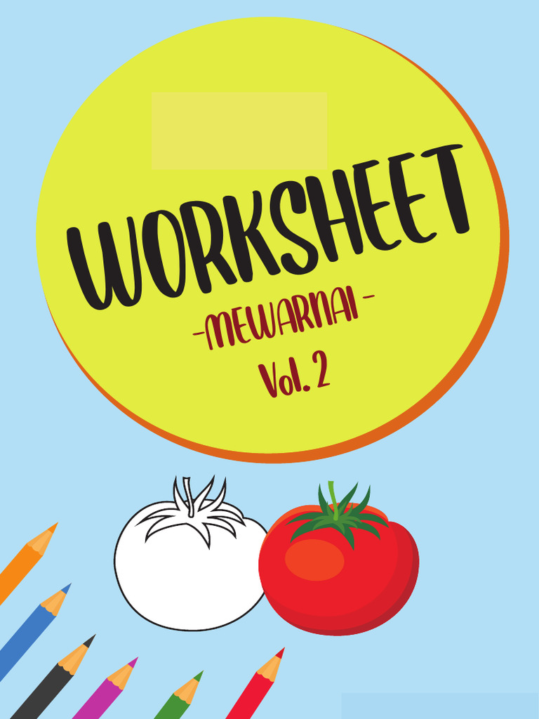 Printable Worksheet - Mewarnai Vol. 2 | PDF