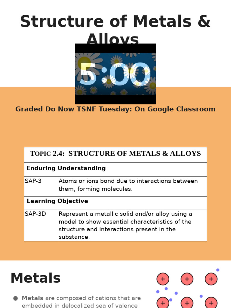 2.4 Structure of Metals and Alloys | PDF