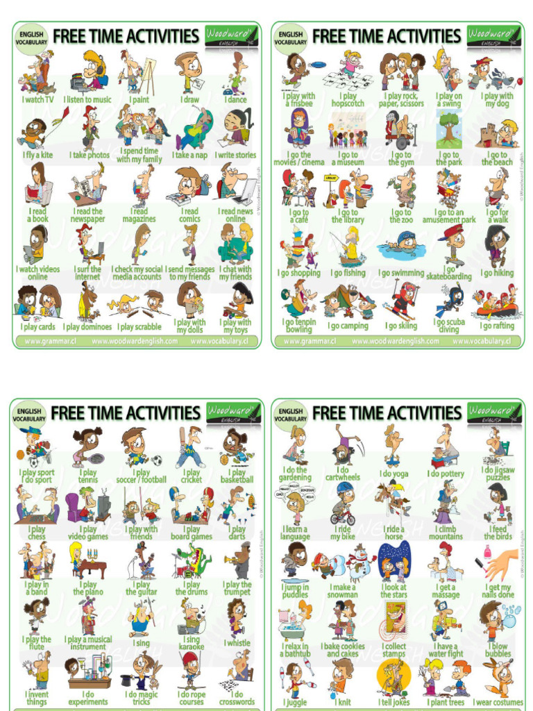 Free Time Activities | PDF