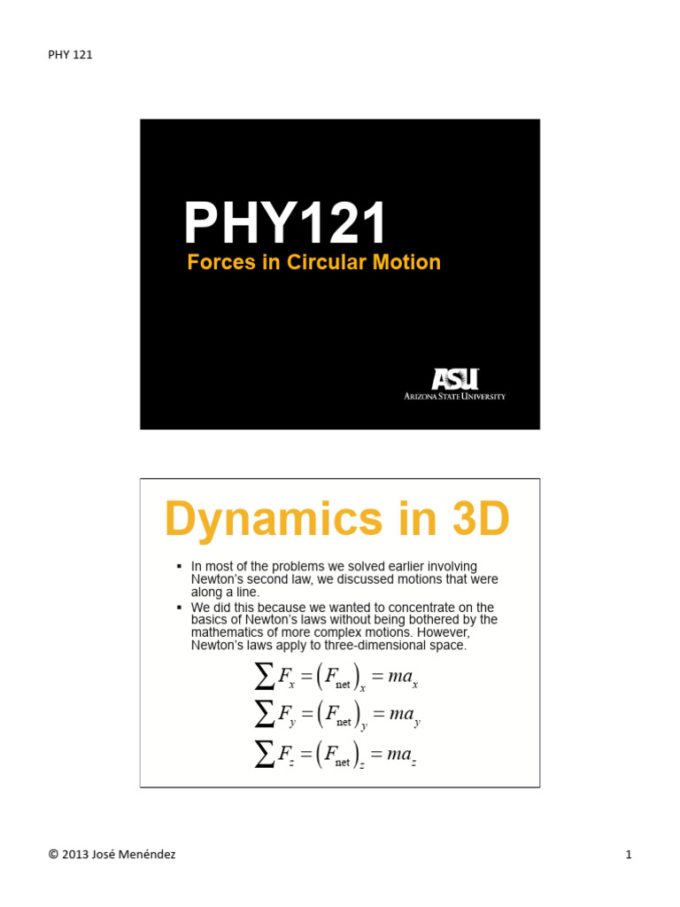 Forces in Circular - Motion | PDF | Acceleration | Applied And Interdisciplinary Physics