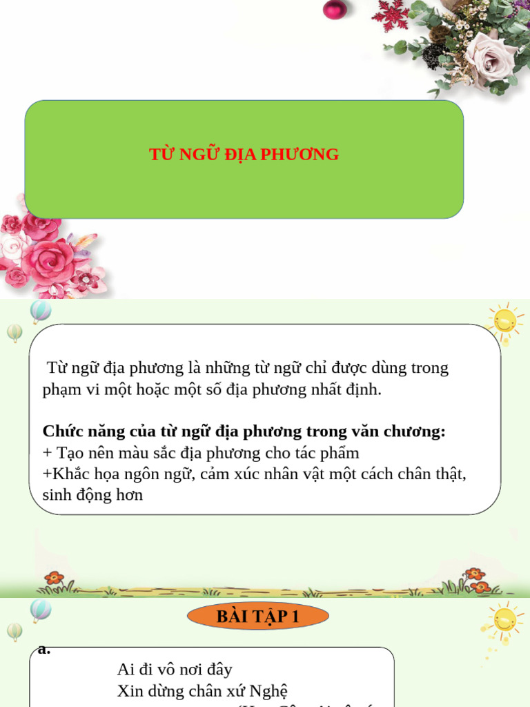 Tu Ngu Dia Phuong (Autosaved) | PDF