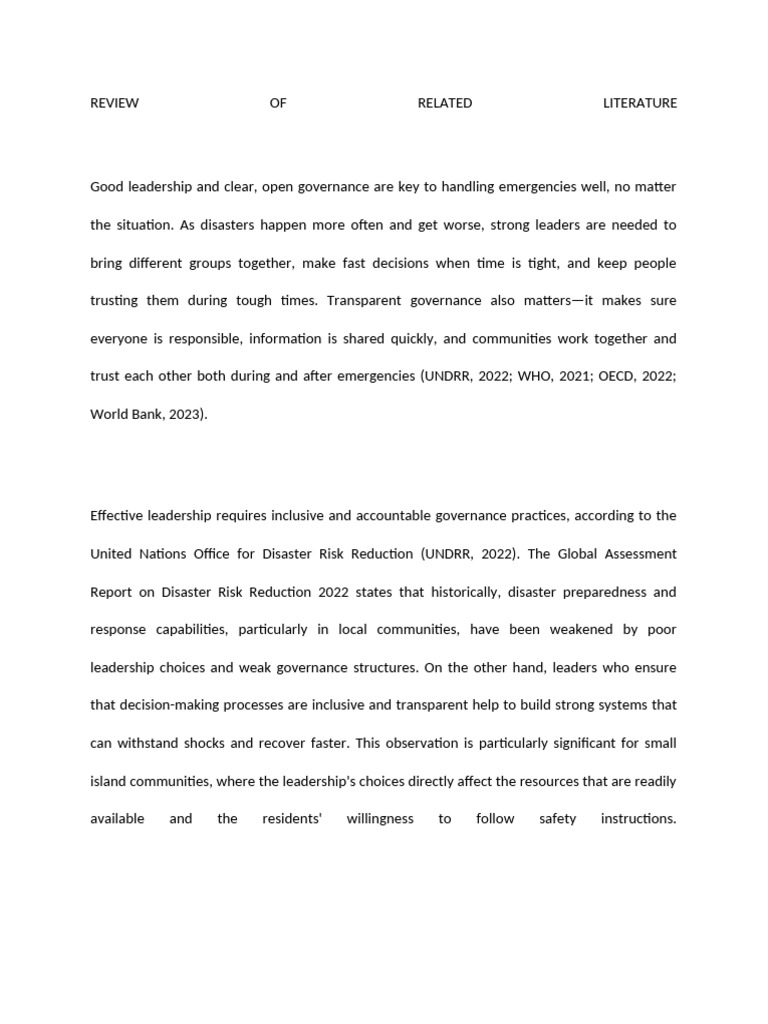 REVIEW OF RELAT WPS Office | PDF | Governance | Leadership