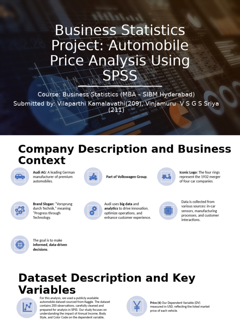 Business Stat PPT Final Group 23 | PDF | Dependent And Independent ...