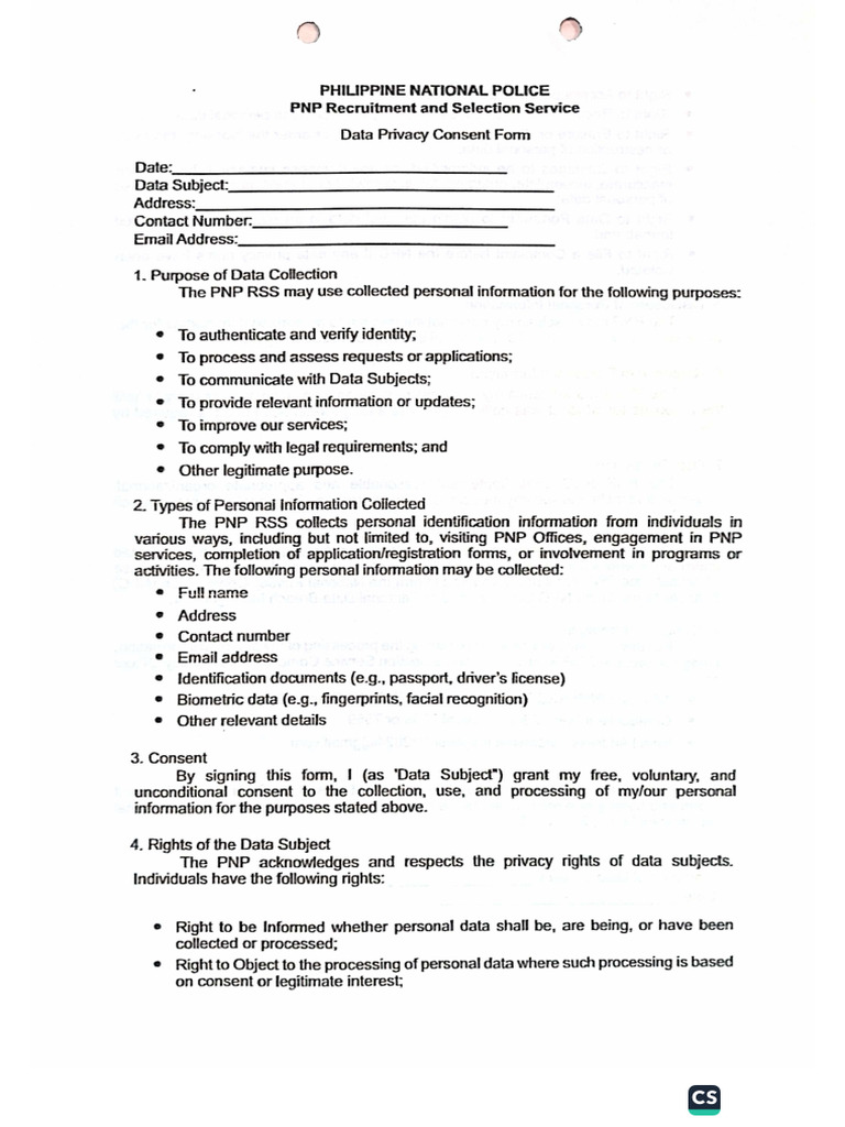 Data Privacy Consent Form - 602eaa53 Fb50 4d90 A106 2ba5ddb49ba0 | PDF
