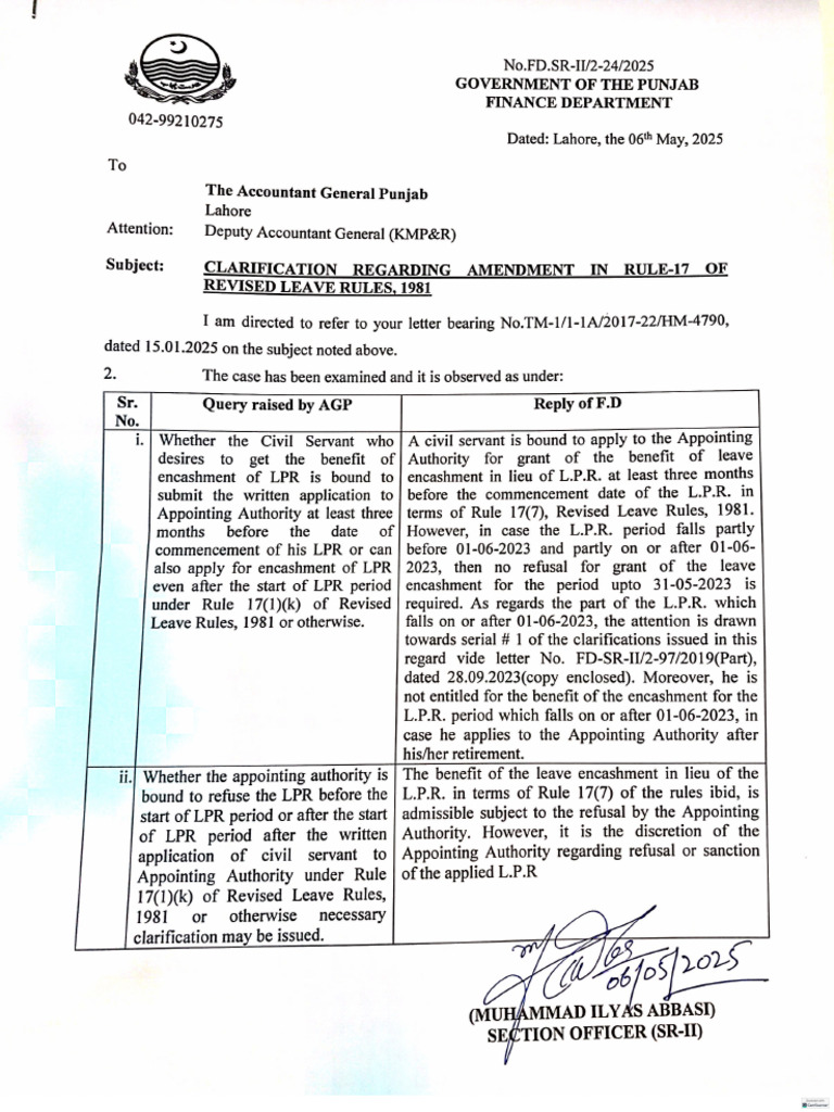 Clarification 06052025 | PDF