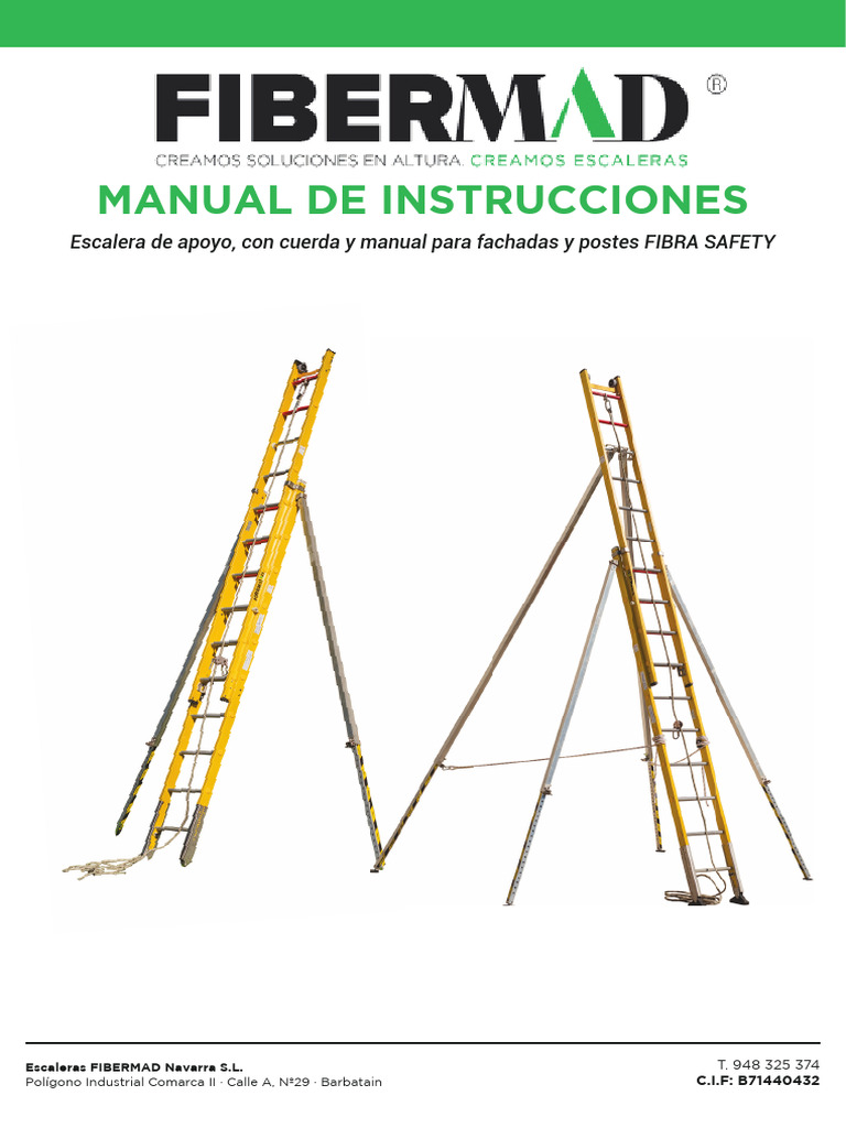 Manual Escaleras de Seguridad | PDF | Escalera | Nudo