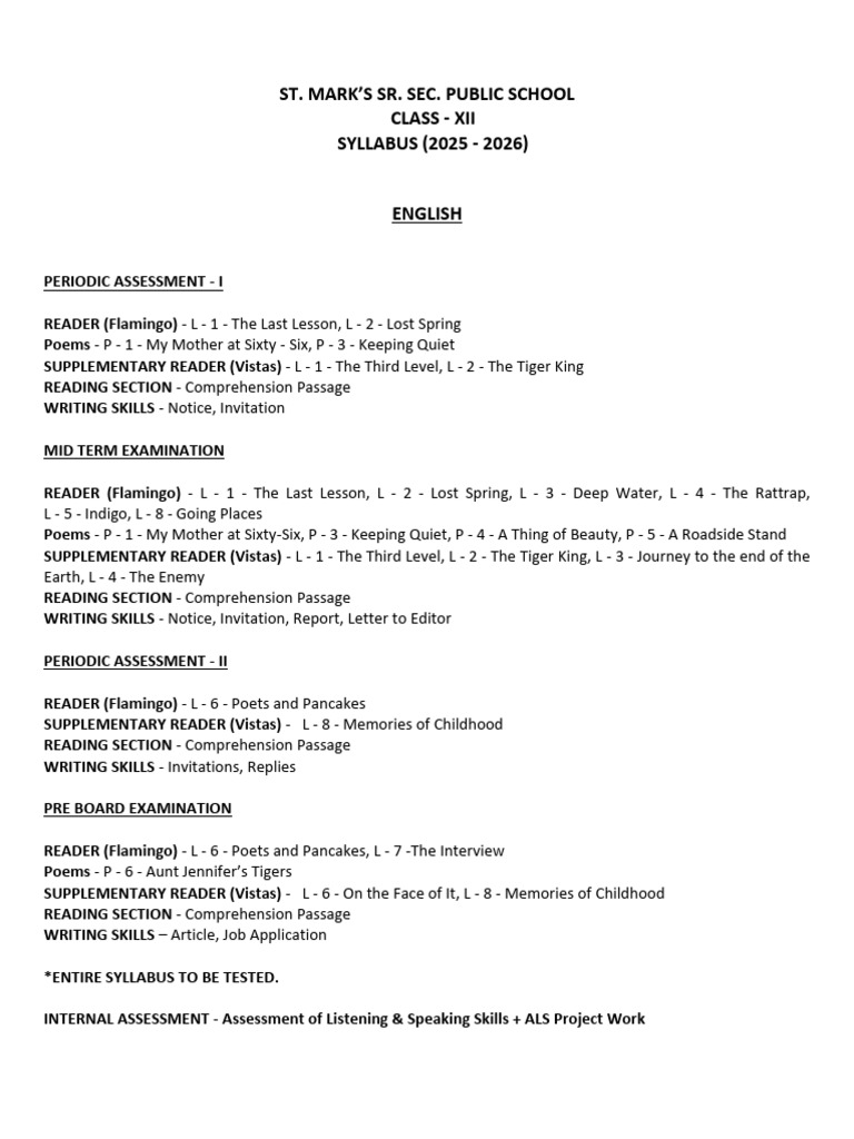 Class XII Syllabus 2025-26 Overview | PDF | Euclidean Vector | Line ...