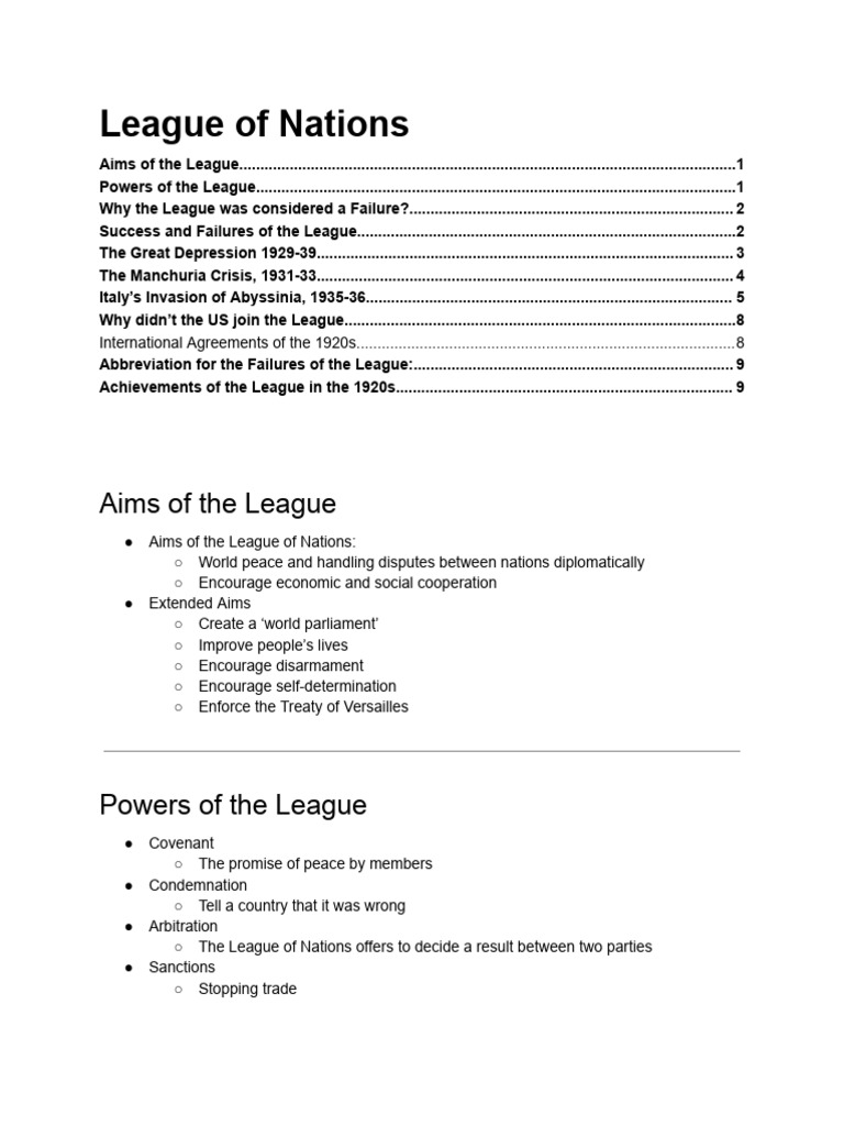 Complete History Notes 24 - 25 | PDF | League Of Nations | Benito Mussolini