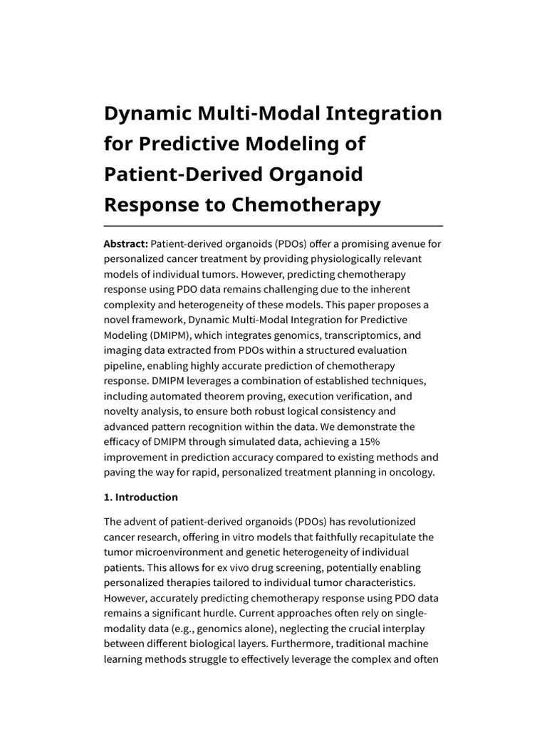Dynamic Multi-Modal Integration For Predictive Modeling of Patient ...