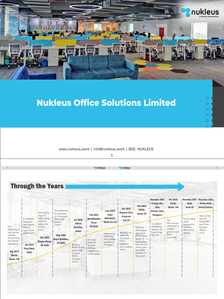 Nukleus Office Solutions in Gurugram | PDF | Fiscal Year | Business