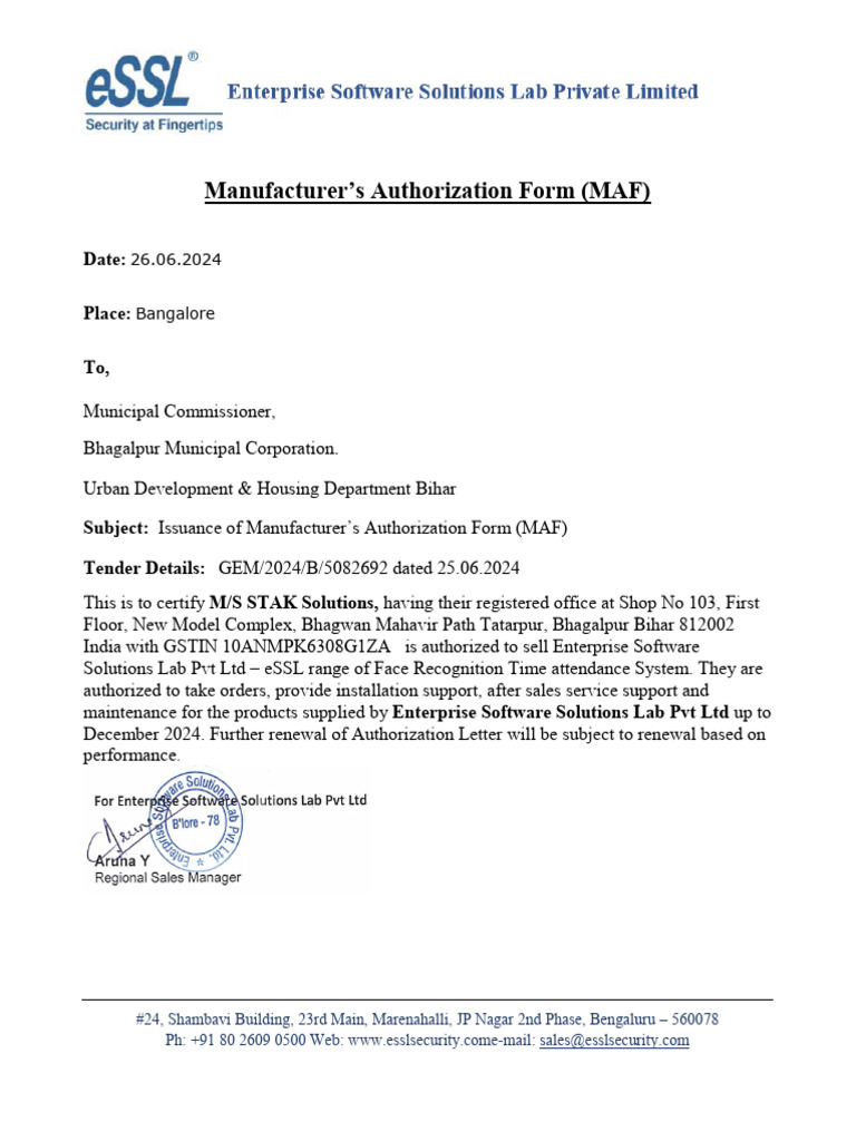 9 Essl Authorization 1 | PDF