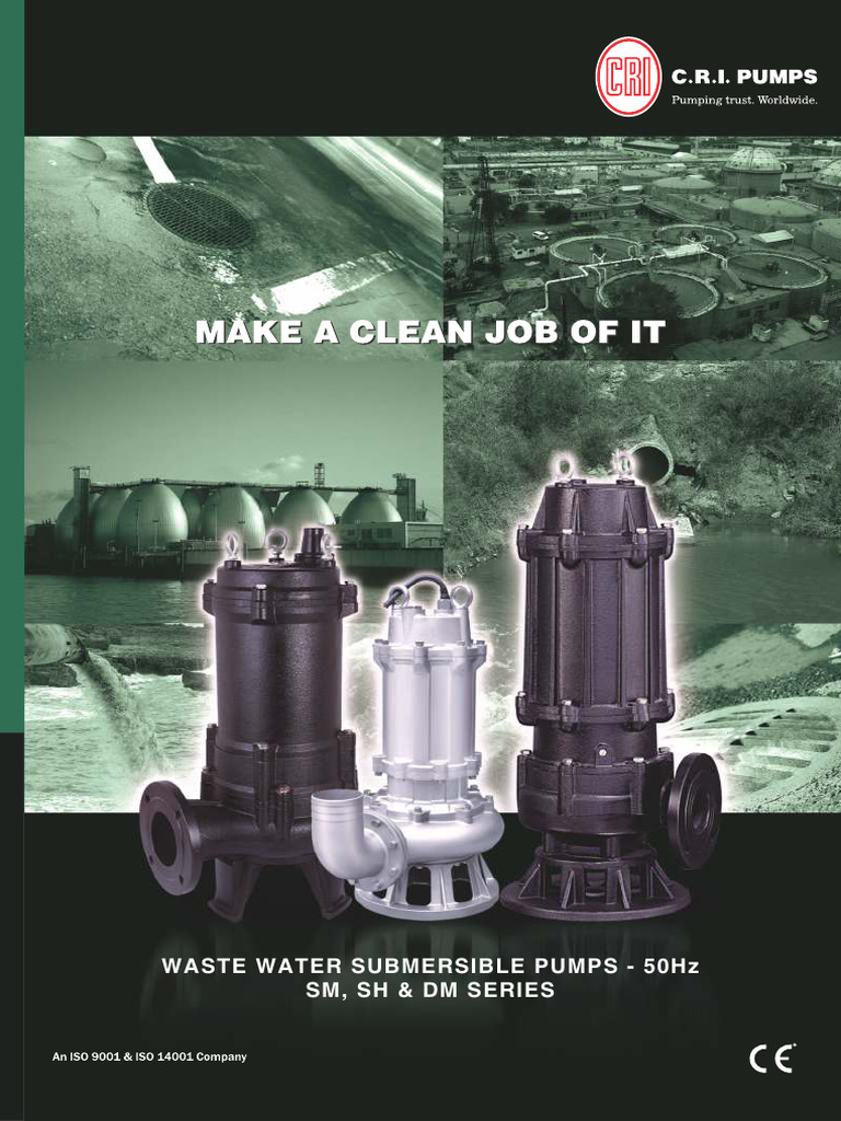 Waste Water Submersible Pumps Overview | PDF | Pump | Water