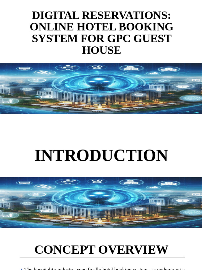 Smart Hotel Booking System for GPC | PDF | Internet Of Things ...