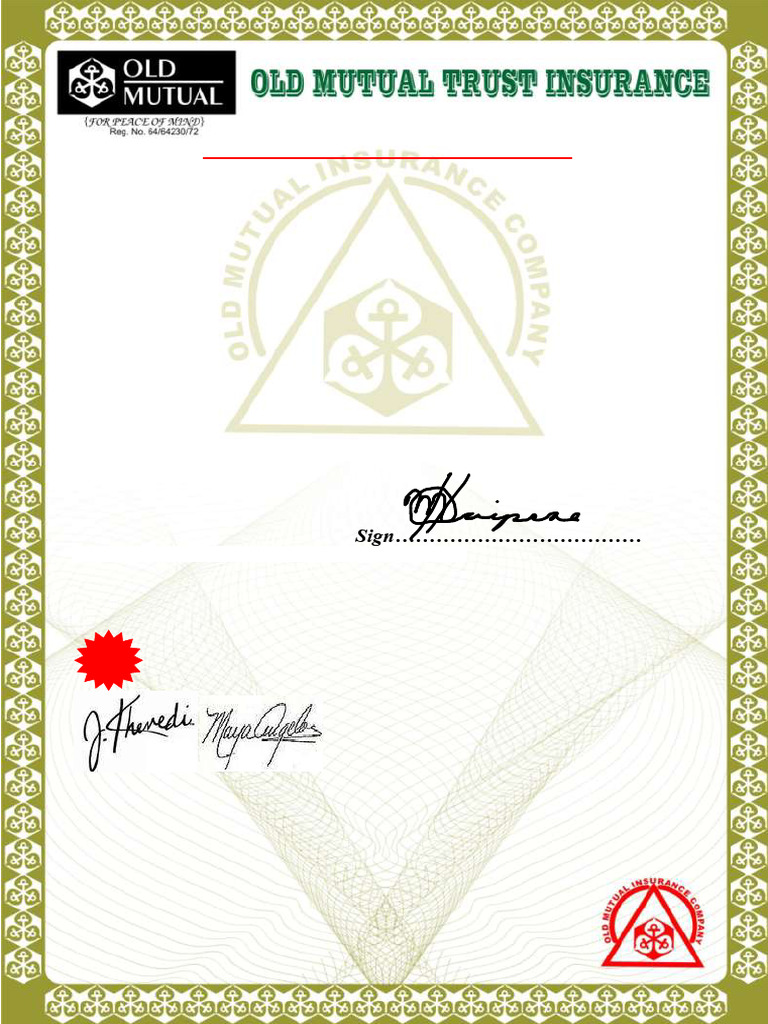Certificate of Insurance for Raul Maipose | PDF