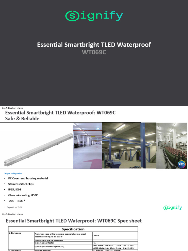 Essential Smartbright TLED WT069C Specs | PDF | Fuse (Electrical ...