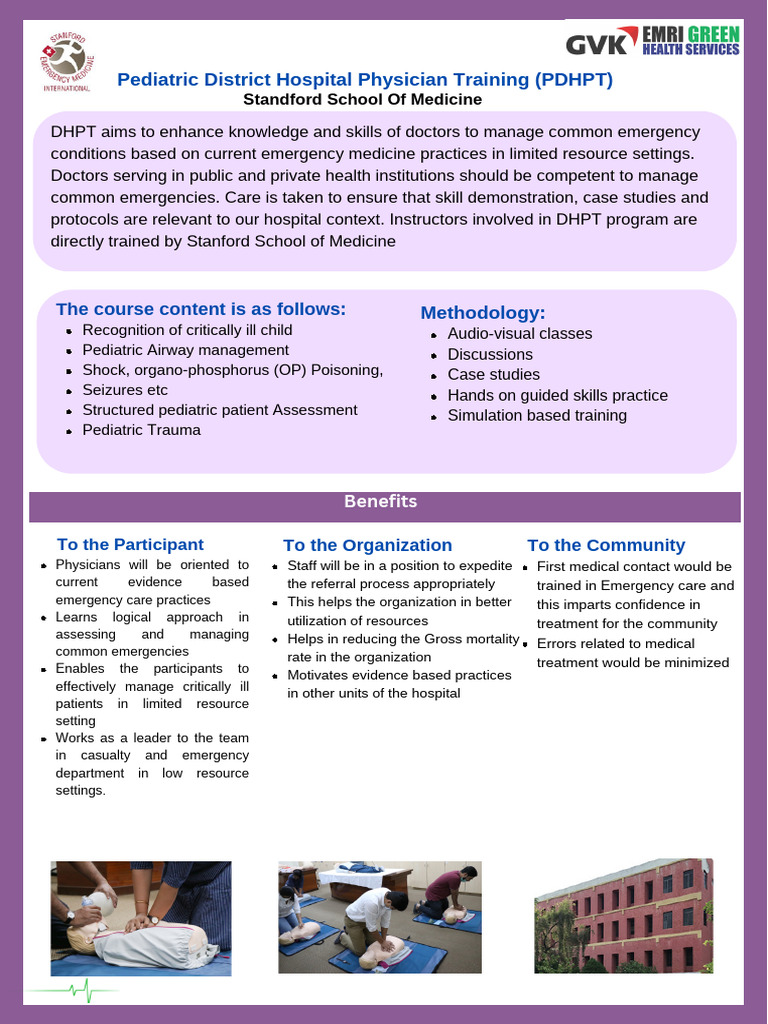 Pediatric District Hospital Physician Training (PDHPT) | PDF ...