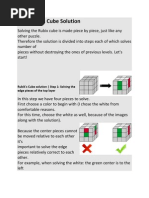 Rubiks Cube 3rd Layer Formula | PDF | Language Arts & Discipline | Home ...