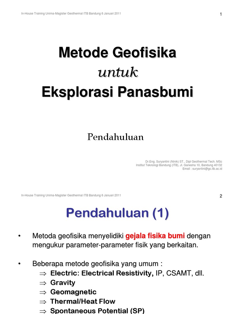 Eksplorasi Geofisika Pendahuluan | PDF | Seni | Teknologi & Rekayasa