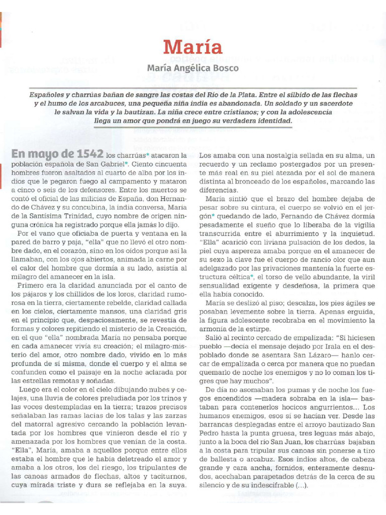 Bosco, María Angélica - María | PDF