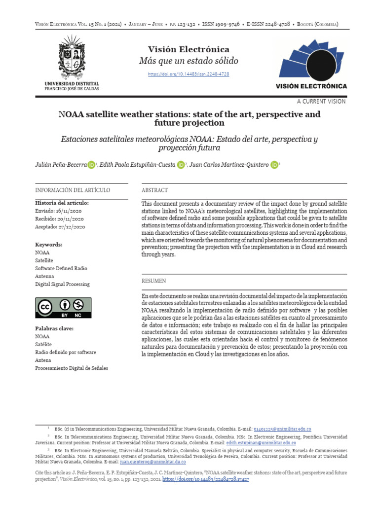 NOAA Satellite Weather Stations Review | PDF | National Oceanic And ...
